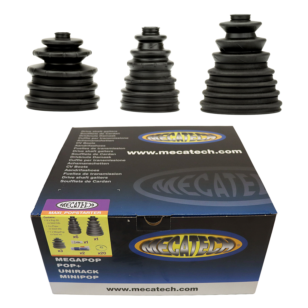 MECATECH® POP Drivknutsdamasker Starter Set – IMEX AB